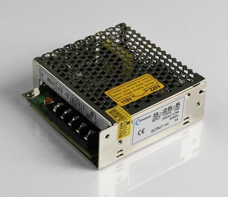 China Single Output switching power supply 25W 5V 5A Transformer AC to DC Converter supplier