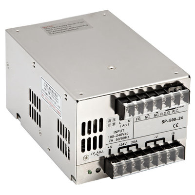 China SP-500-24 Single Output Switching power supply with PFC function 480W 24V 20A supplier